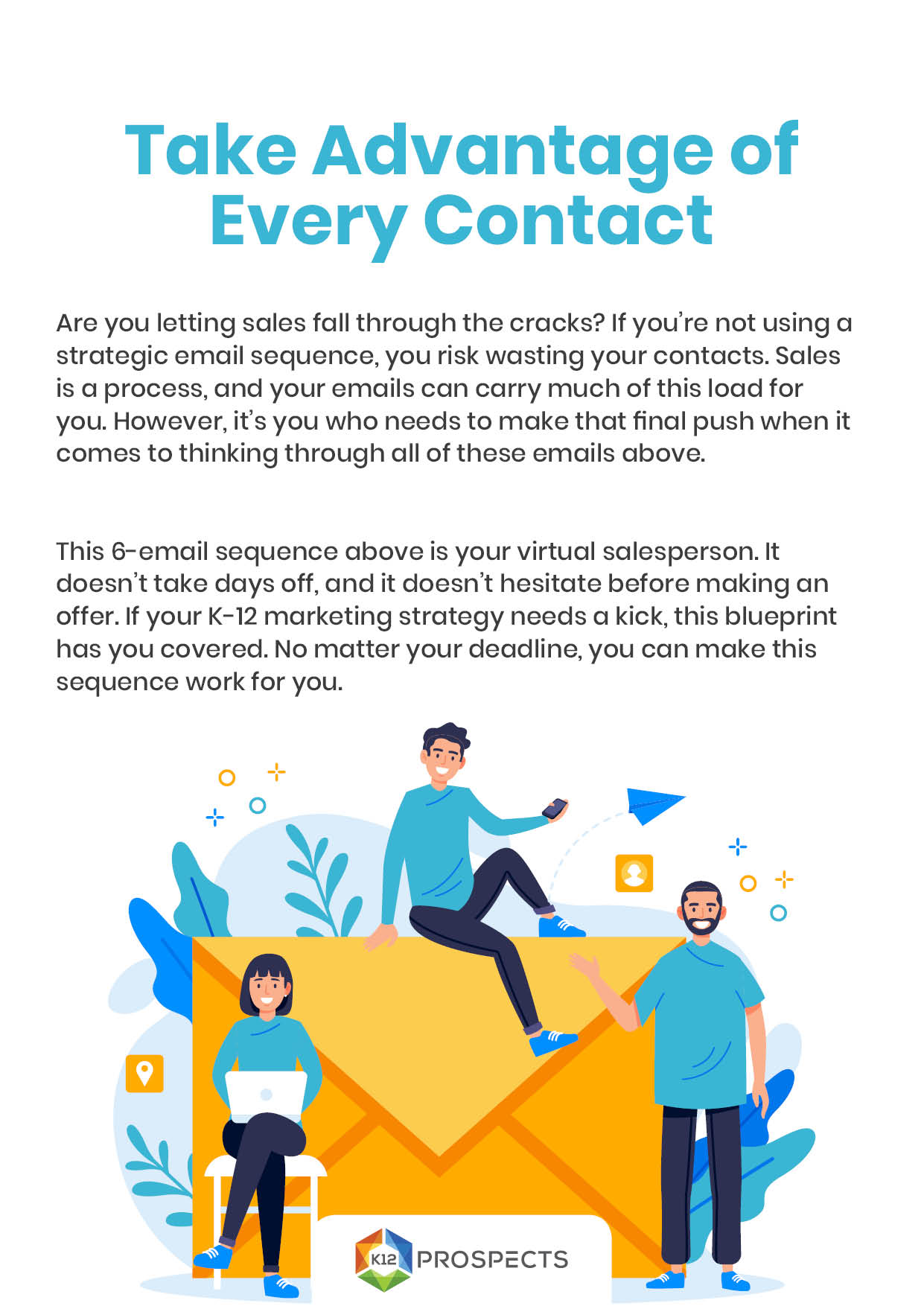 Blueprint Strategy 3 - The Perfect 6-Email Sequence for K-12 Marketers