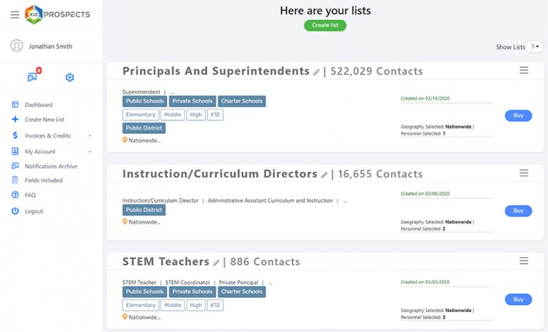 School Email Lists - Database of all Elementary, Middle, High School ...