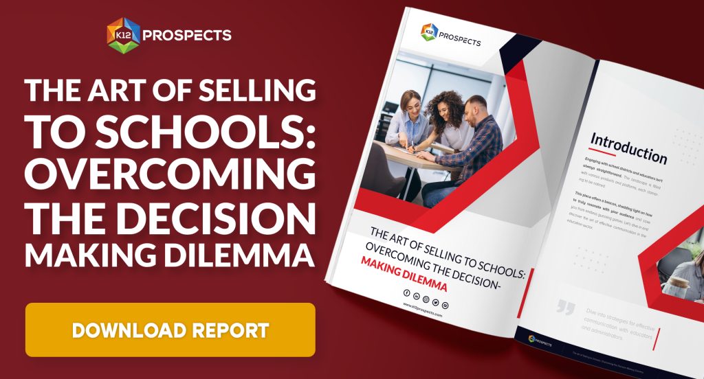 How Do You Sell a Product to a School?